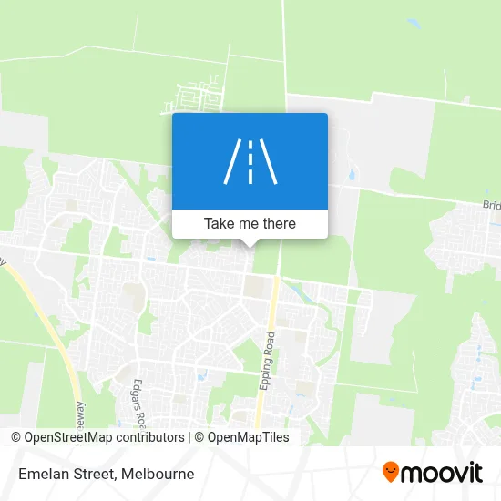 How to get to Emelan Street, Wollert by bus or train?