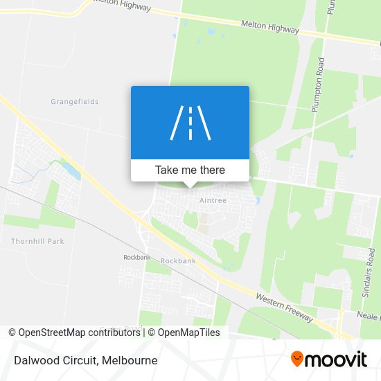 How to get to Dalwood Circuit, Rockbank by Bus or Train?