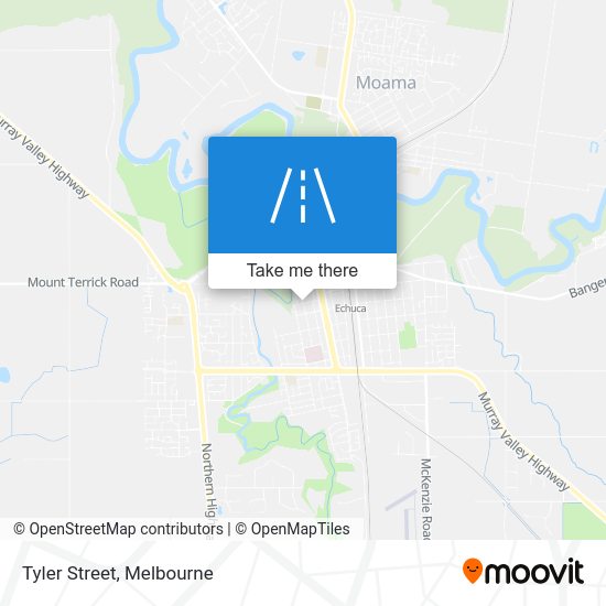 How to get to Tyler Street, Melbourne by bus or train?