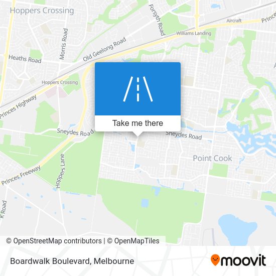 How to get to Boardwalk Boulevard, Point Cook - Bal by bus or train?