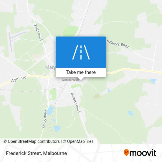 How to get to Frederick Street, Maryborough by bus or train?