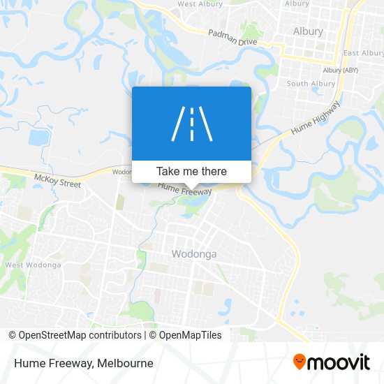 How to get to Hume Freeway, Melbourne by bus or train?