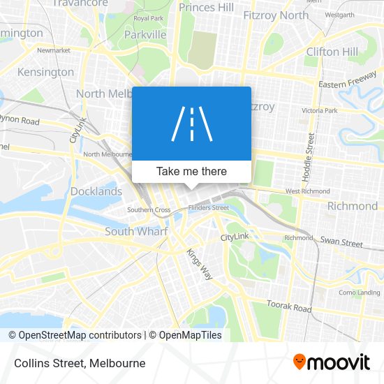 How to get to Collins Street, Melbourne by bus, tram or train?