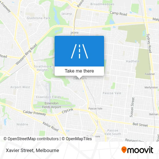 How to get to Xavier Street, Oak Park by train, bus or tram?