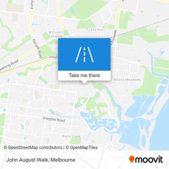 How to get to John August Walk, Seabrook by bus or train?
