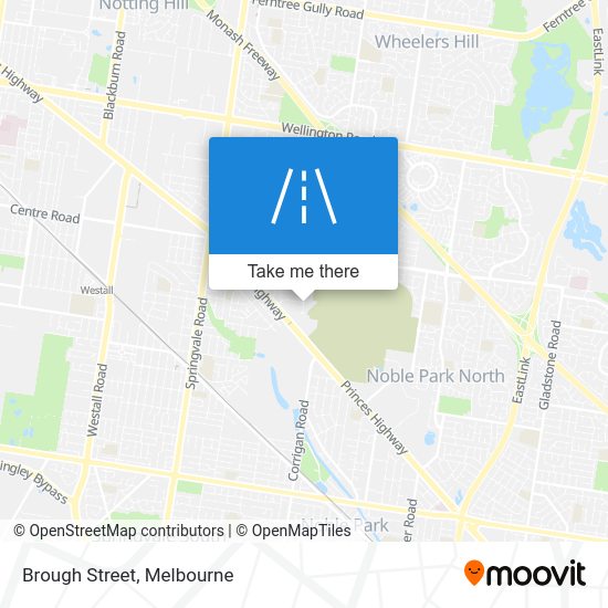 How to get to Brough Street, Springvale by bus or train?