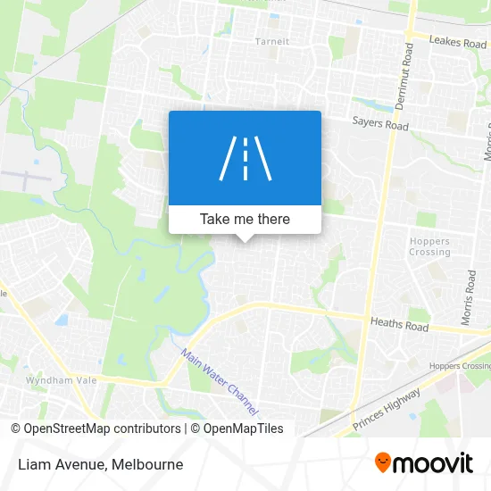 How to get to Liam Avenue, Tarneit by bus or train?