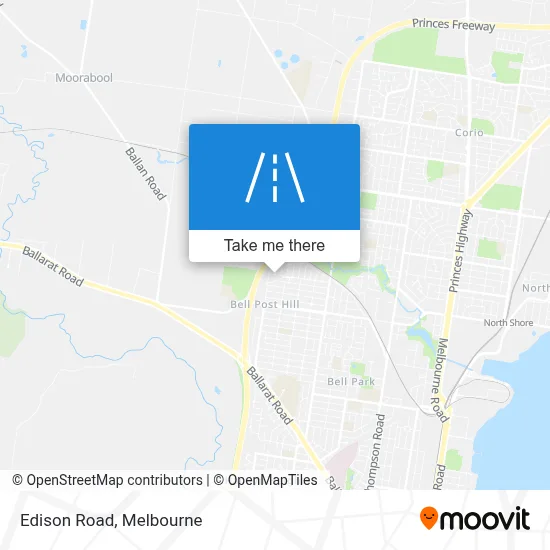 How to get to Edison Road, Bell Post Hill by bus or train?