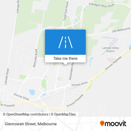 How to get to Glenrowan Street, Morwell by bus or train?