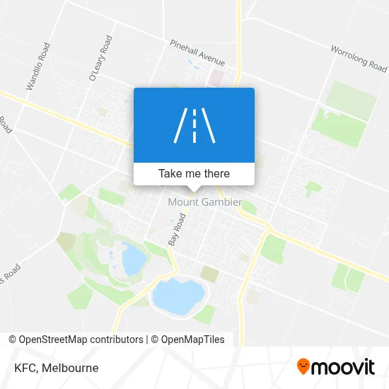 How to get to Kfc, Mount Gambier by bus or train?