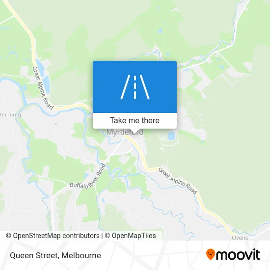 How to get to Queen Street, Myrtleford by train or bus?