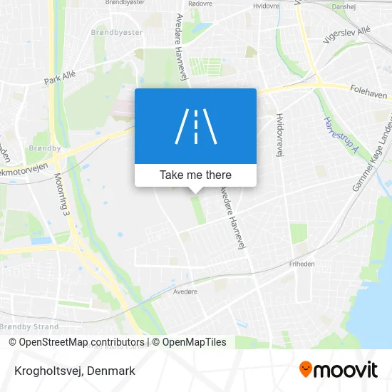 How to get to Krogholtsvej, Hvidovre by bus, train or metro?