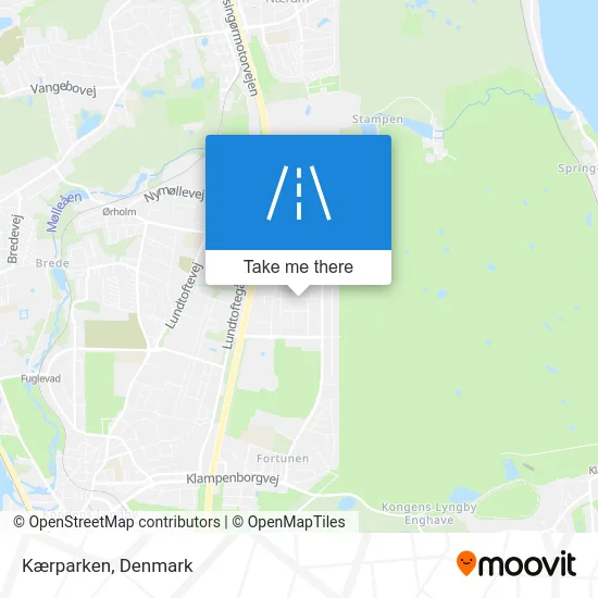 How to get to Kærparken, Lyngby-Taarbæk by bus or train?