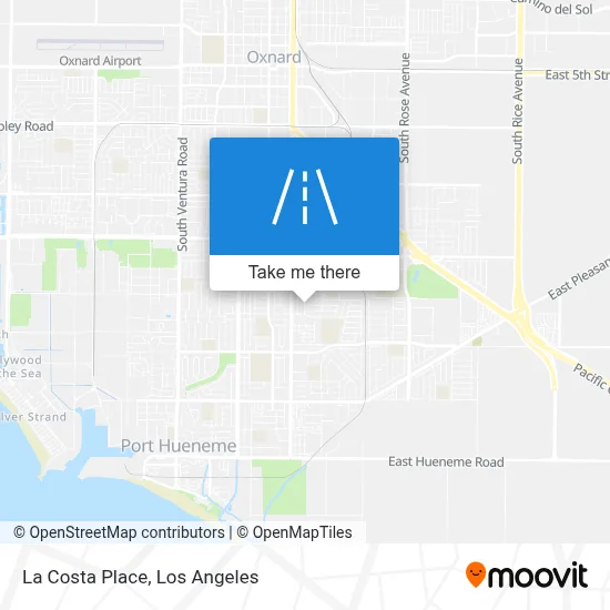 ¿Cómo llegar a La Costa Place, Oxnard en autobús o tren?