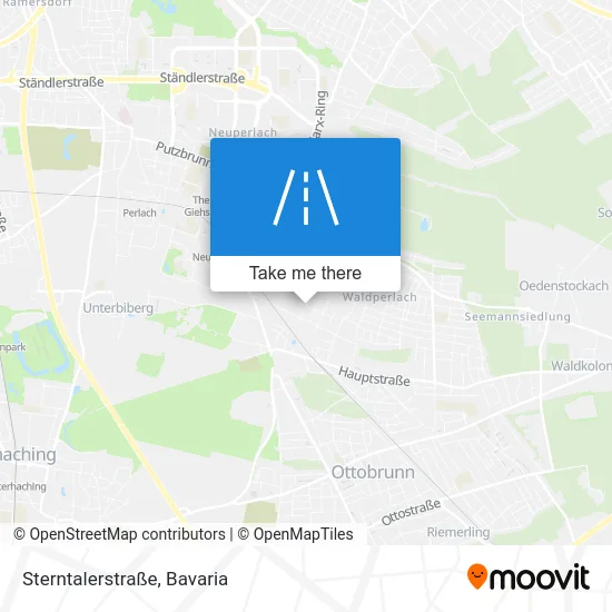 How to get to Sterntalerstraße, Neubiberg by bus, subway or train?