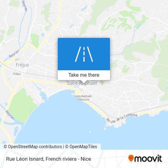 How to get to Rue Léon Isnard, Saint-Rapha by Bus or Train?