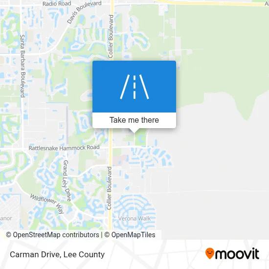 ¿Cómo llegar a Carman Drive, Lee County en autobús?