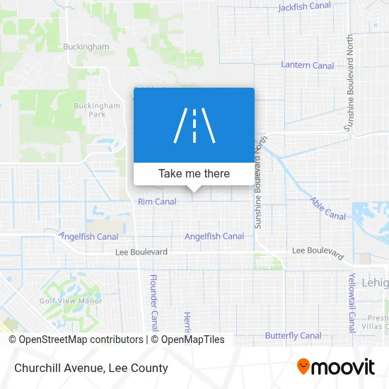¿Cómo llegar a Churchill Avenue, Lehigh Acres en autobús?