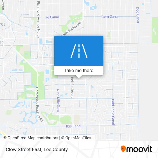 ¿Cómo llegar a Clow Street East, Lehigh Acres en autobús?