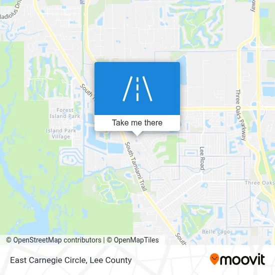 ¿Cómo llegar a East Carnegie Circle, San Carlos Park en autobús?