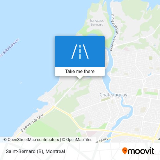 How to get to Saint-Bernard, Châteauguay by bus?