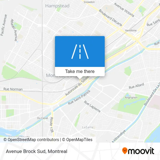How to get to Avenue Brock Sud, Montréal by bus, metro or train?