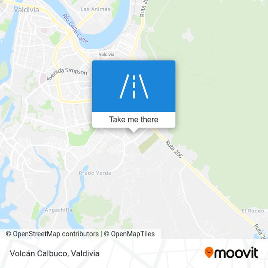 ¿Cómo llegar a Volcán Calbuco, Valdivia en autobús?