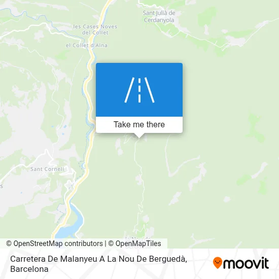 Troba les millors rutes cap a Carretera De Malanyeu A La Nou De Berguedà