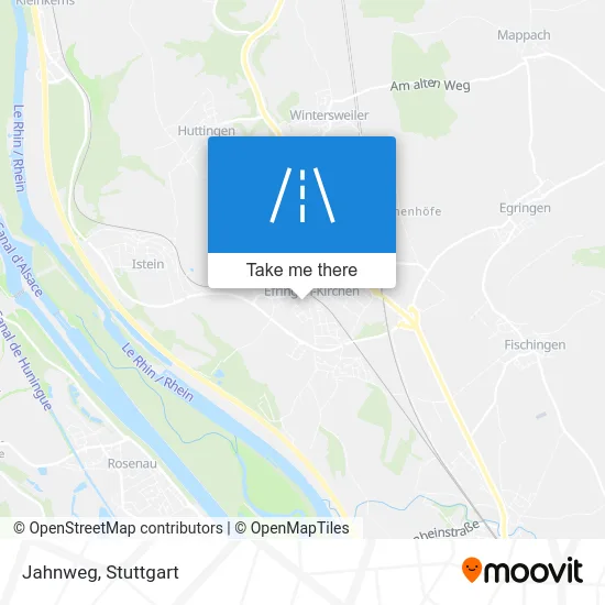 How to get to Jahnweg, Efringen-Kirchen by train, bus or light rail?