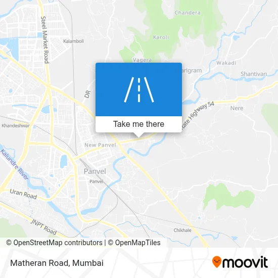 How to get to Matheran Road, Panvel by bus or train?