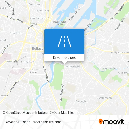 How to get to Ravenhill Road, Belfast by bus?