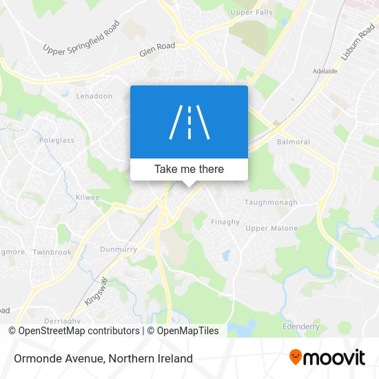 How to get to Ormonde Avenue, Lisburn by bus?