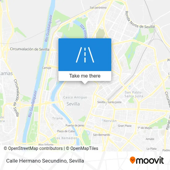 How to get to Calle Hermano Secundino, Sevilla by bus, train or metro?