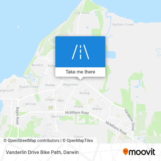 How to get to Vanderlin Drive Bike Path, Leanyer by bus?