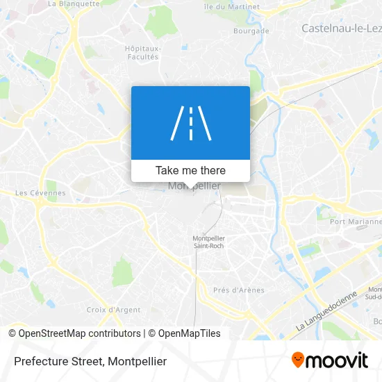 How to get to Rue De La Préfecture, Montpellier Centre by bus or light ...