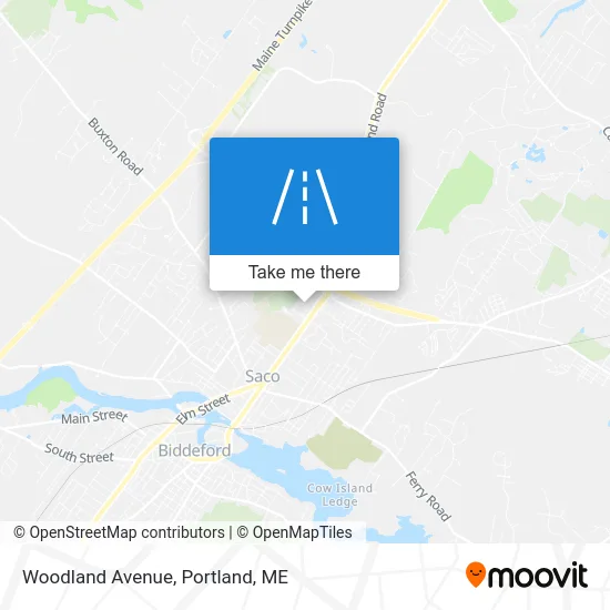 ¿Cómo llegar a Woodland Avenue, Saco en autobús?
