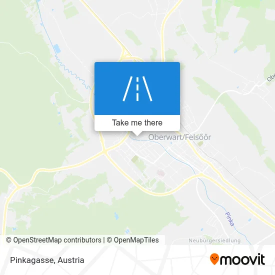 How to get to Pinkagasse, Oberwart/Felsőőr by bus, train or light rail?