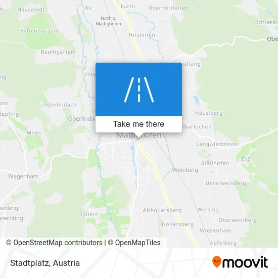 How to get to Stadtplatz, Mattighofen by bus or train?