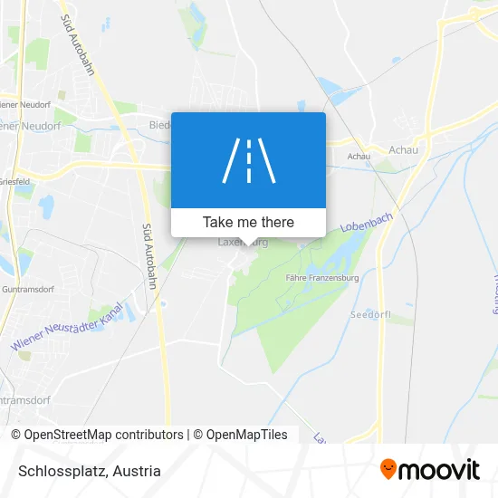 How to get to Schlossplatz, Gemeinde Laxenburg by bus, train or light rail?