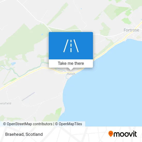 How to get to Braehead, Avoch by bus?