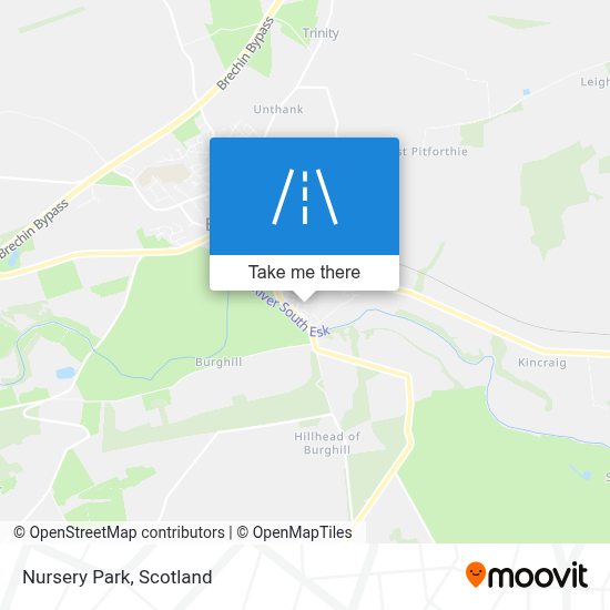 How to get to Nursery Park, Brechin by bus?