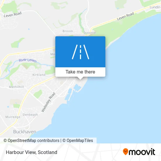 How to get to Harbour View, Buckhaven, Methil, Methilhill by train?