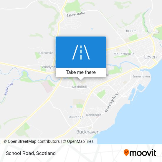 How to get to School Road, Buckhaven, Methil, Methilhill by bus or train?