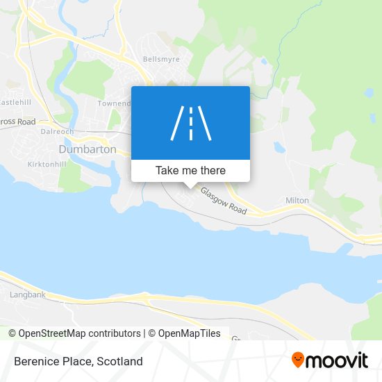 How to get to Berenice Place, Dumbarton by bus or train?