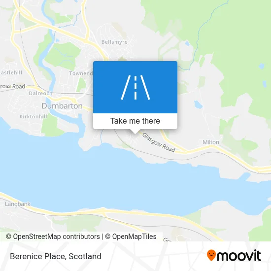 How to get to Berenice Place, Dumbarton by bus or train?