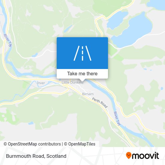 How to get to Burnmouth Road, Dunkeld And Birnam by bus or train?