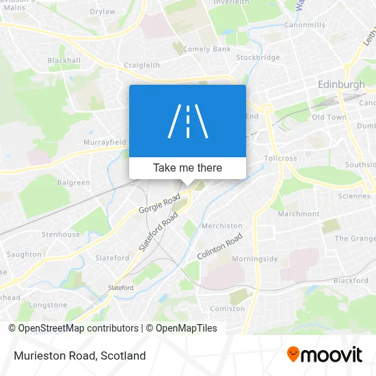 How to get to Murieston Road, Edinburgh by bus, train or light rail?