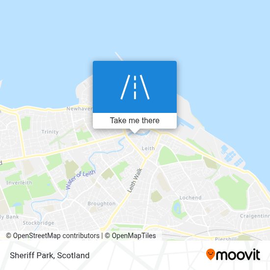 How to get to Sheriff Park, Edinburgh by bus, light rail or train?