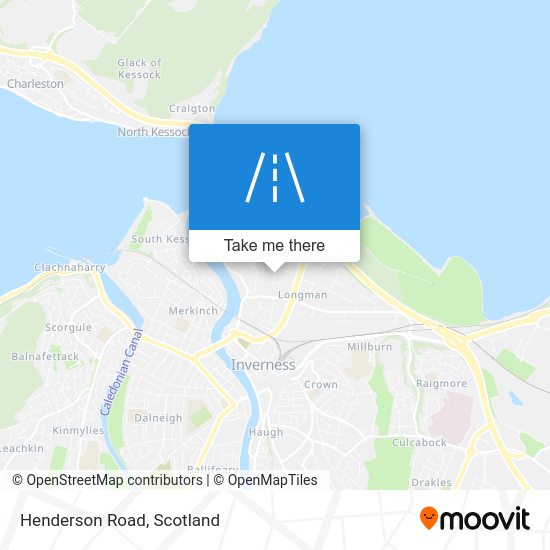 How to get to Henderson Road, Inverness by bus or train?