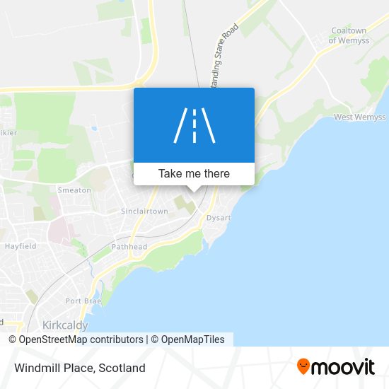 How to get to Windmill Place, Kirkcaldy And Dysart by bus, train or ...